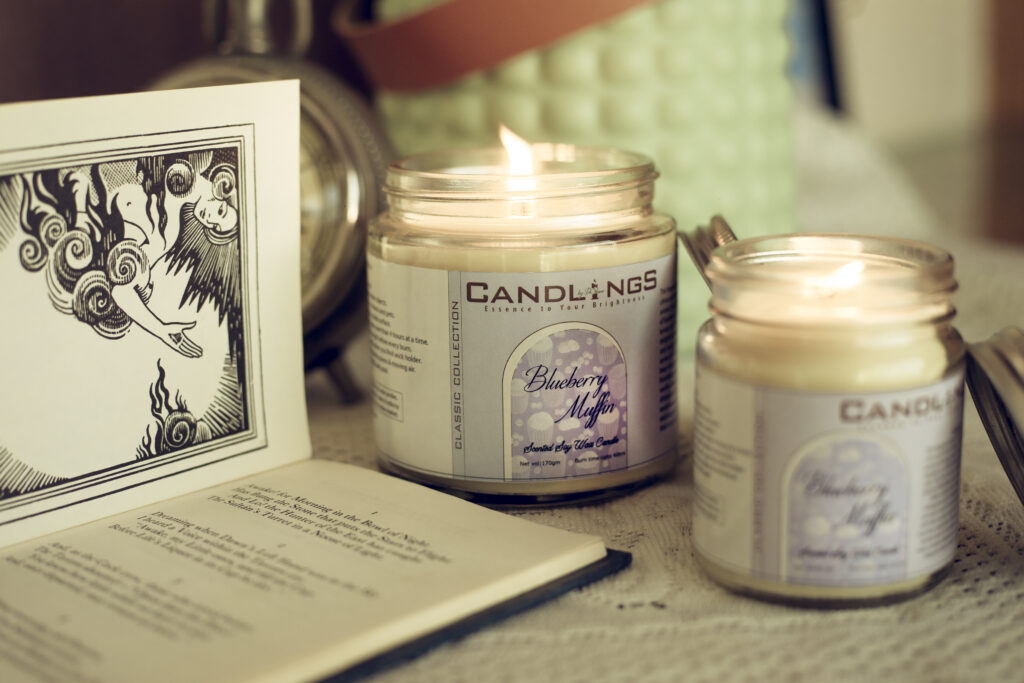 Blueberry Muffin Scented Candle - candlings.com